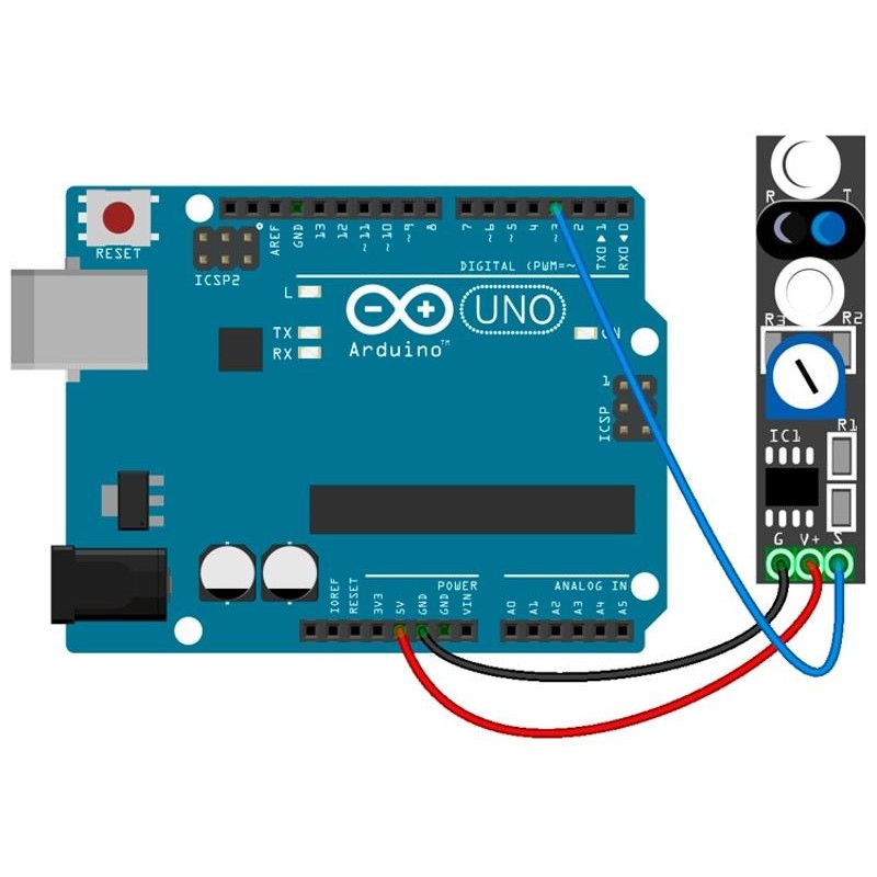 Sensor de seguimiento de línea Módulo KY-033 | Módulos para Arduino