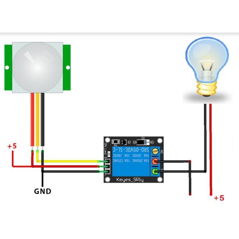 KY-019 Relé 5V de Un Canal Compatible con Arduino