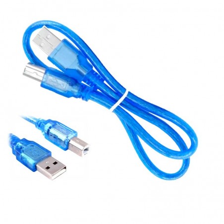 Cable Arduino UNO/Mega de 50 cm tipo USB-A a USB-B
