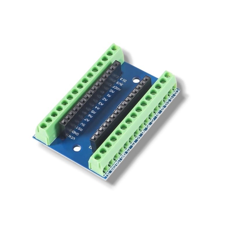 IO shield de expansión azul con terminales de tornillo para Arduino ...