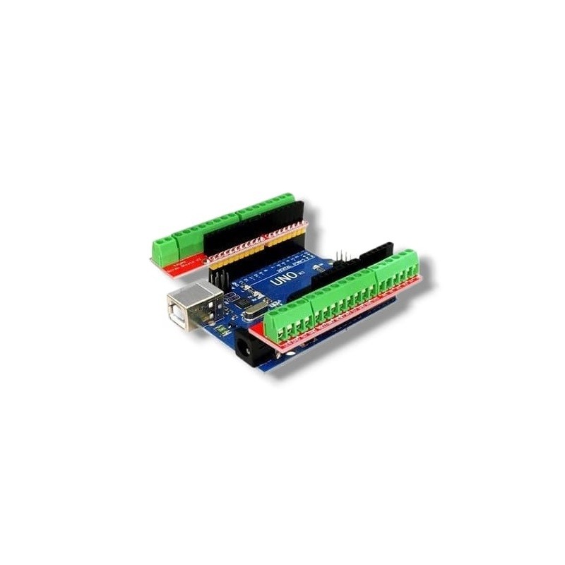 IO shield de expansión v2 con terminales de tornillo para Arduino Uno y ...