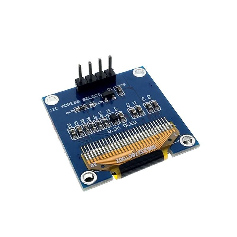 Pantalla OLED 0,96 I2C CII azul y amarilla de 128X64 píxeles y 4 pines ...
